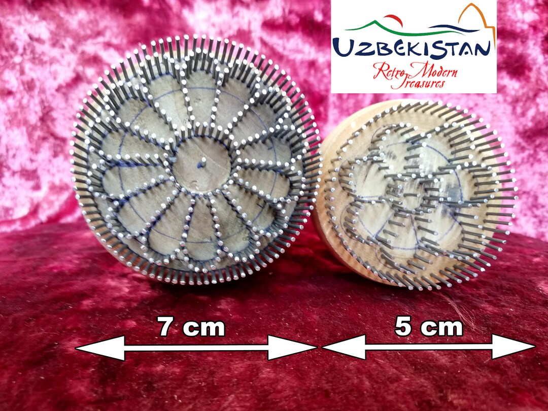 Uzbek Bread Stamp Chekich for Sale Unusual Baking Tools - Etsy UK
