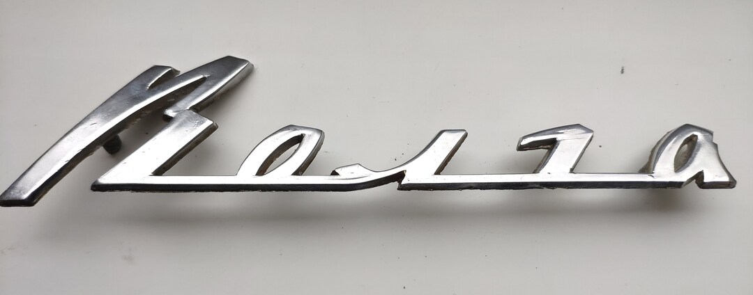 Vintage Original Volga USSR Soviet Chrome Metal Car Emblem Sign Logo ...