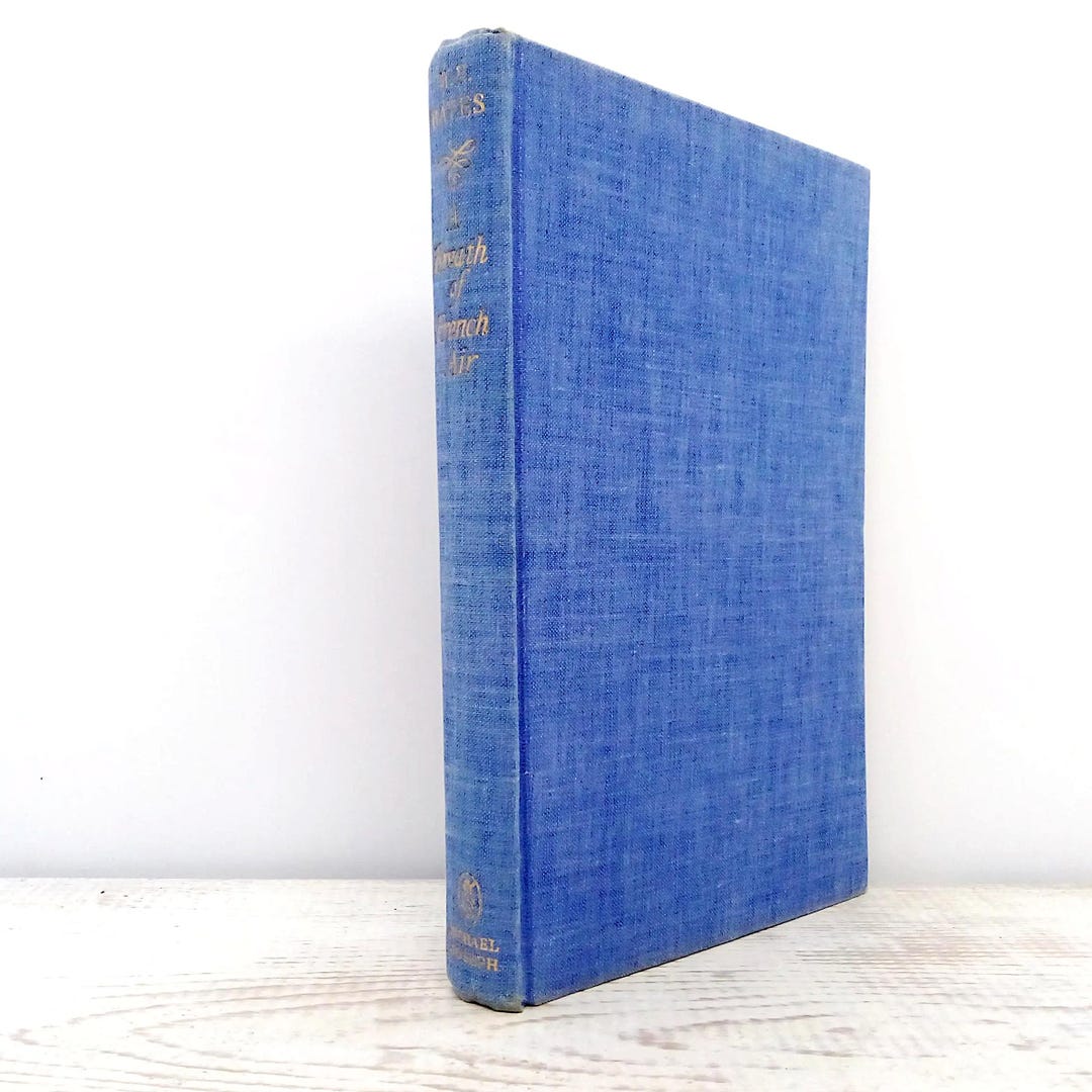 Vintage 1959 A Breath of French Air, H E Bates, Blue Hardback Book - Etsy