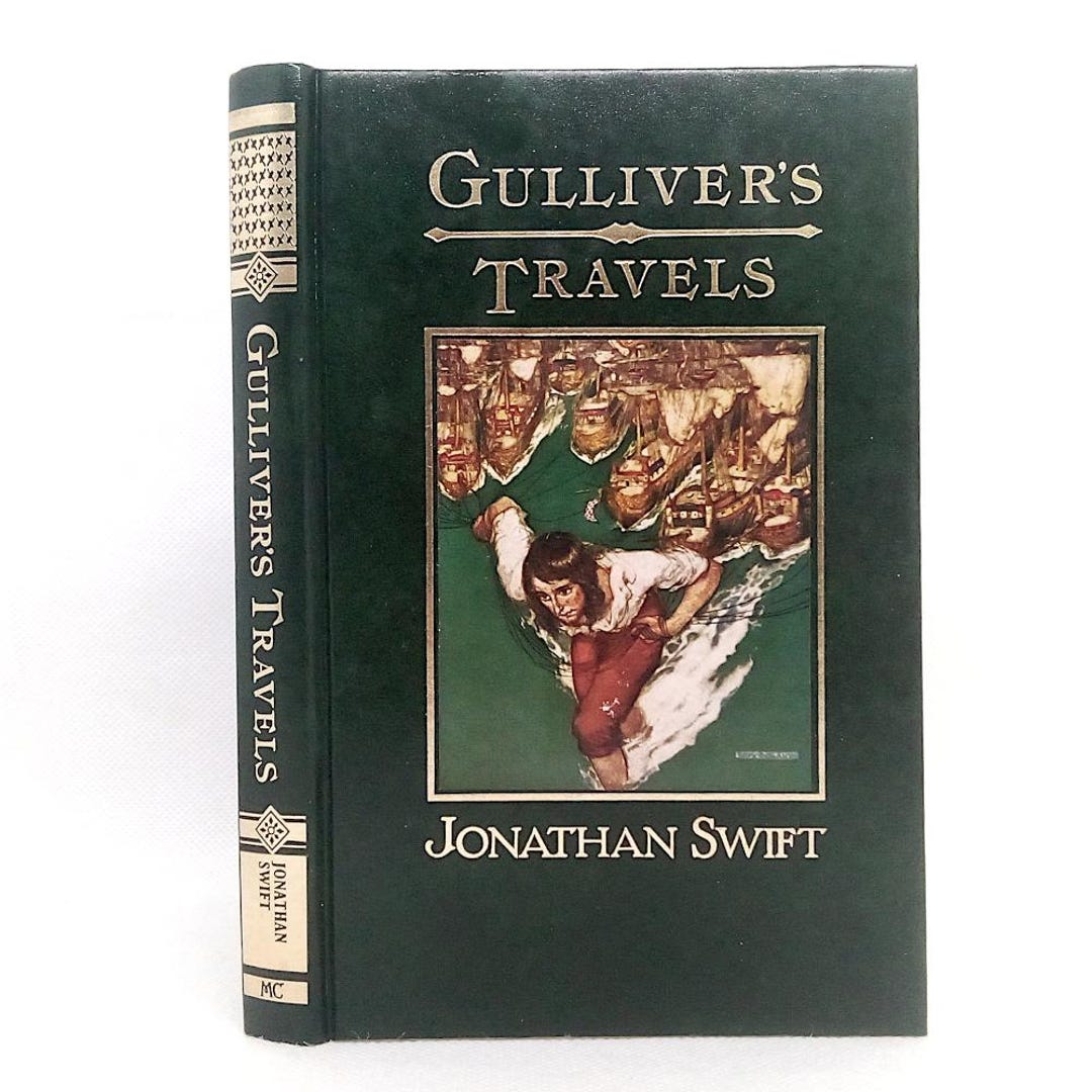 Gulliver's Travels by Jonathan Swift, Classic Literature Book Gift ...