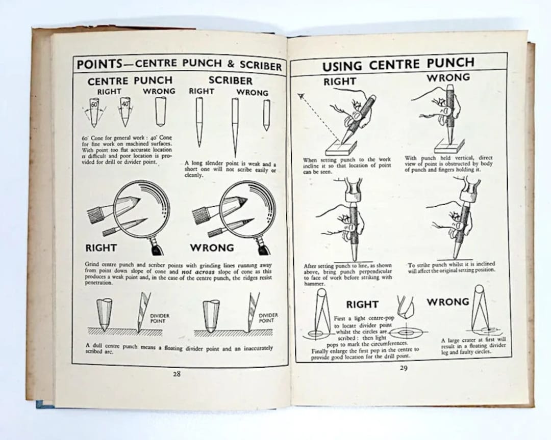 Engineering Book, Pictorial Guide to Engineering Workshop Practice by H ...