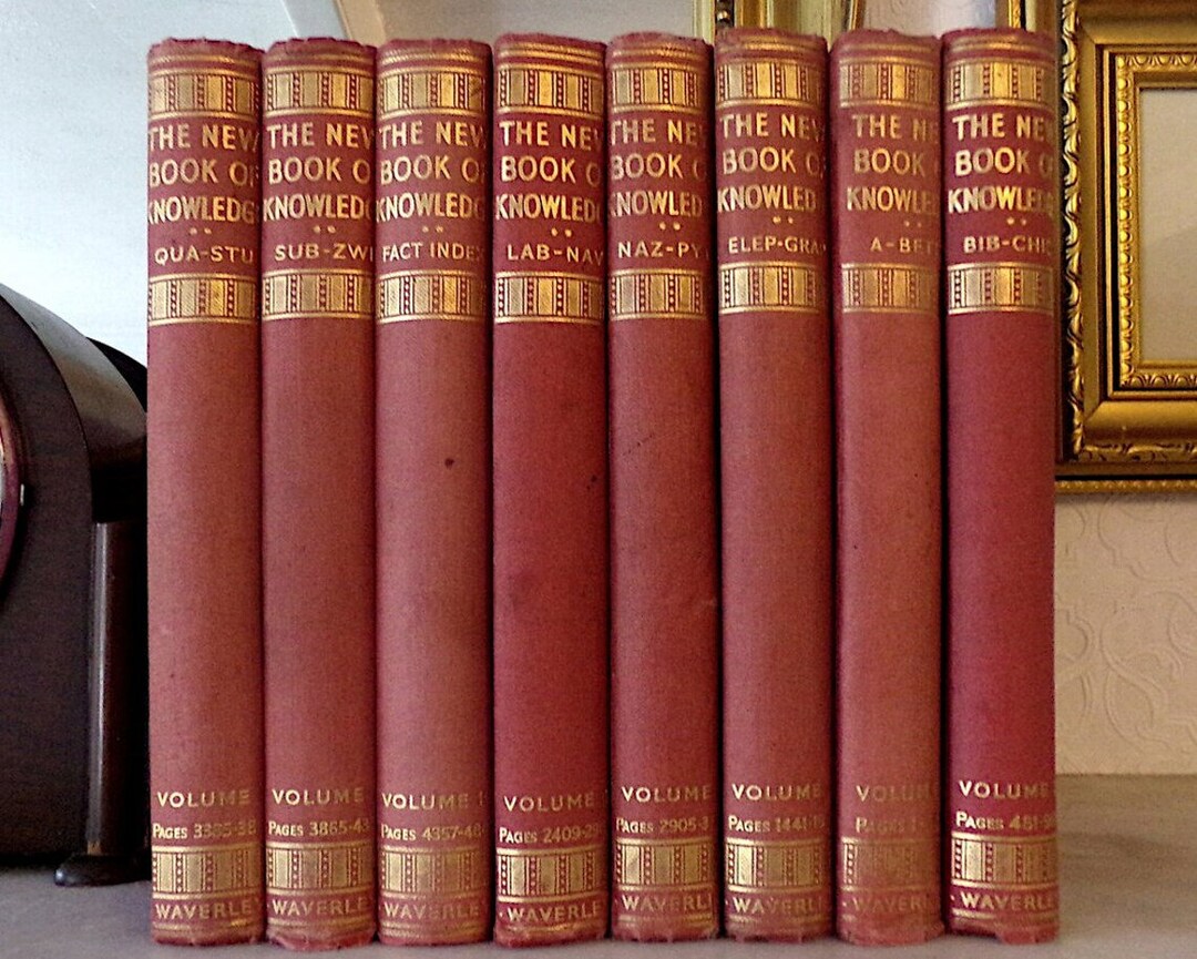 The New Book of Knowledge Edited by Sir John Hammerton Antique ...