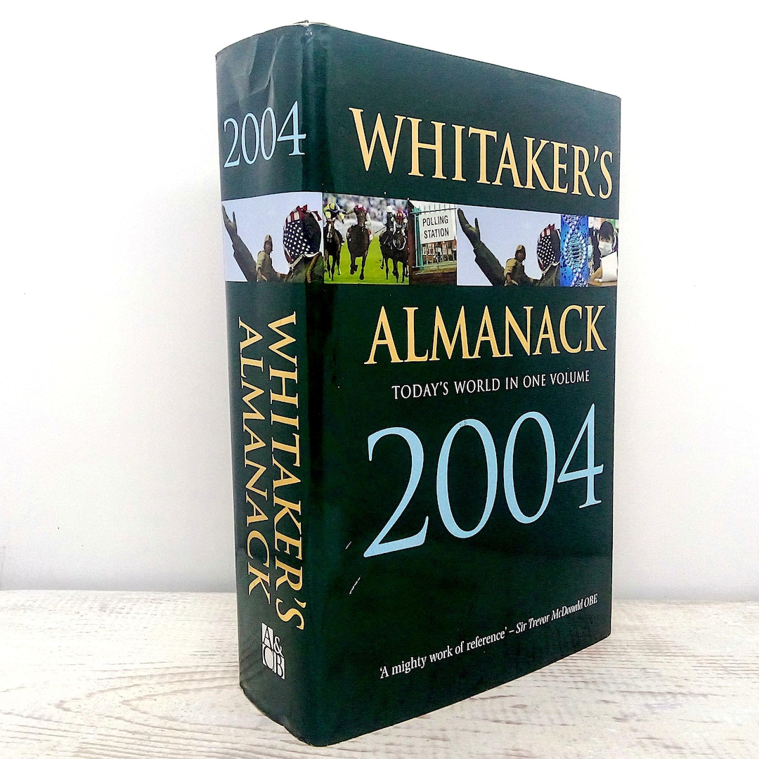 2004 Whitaker's Almanack 21st Birthday or Anniversary Gift Vintage Year ...