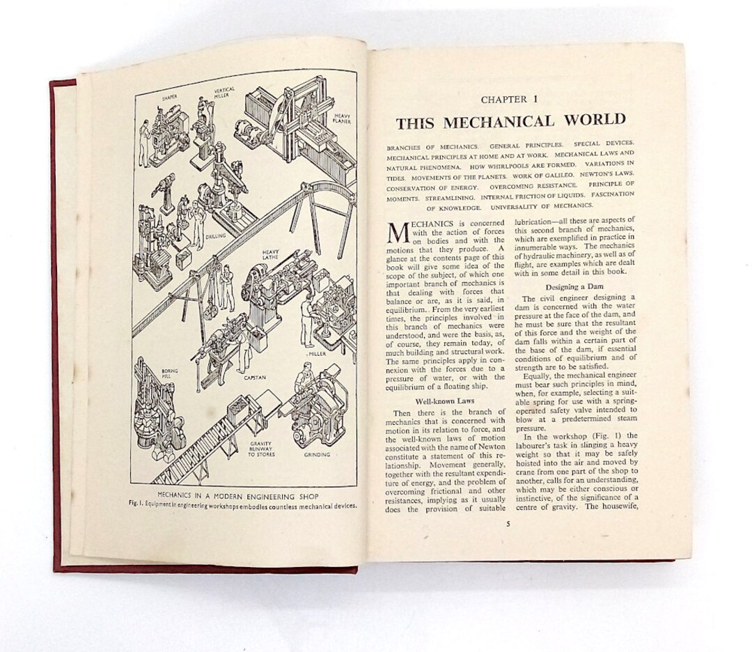 Mechanics Book, Practical Mechanics for All by Leroy A Beaufoy 1st ...