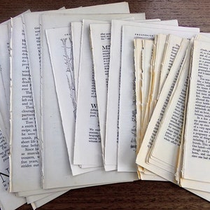 Aged Book Pages Old Book Pages Naturally Aged Paper Craft Gift Antique ...