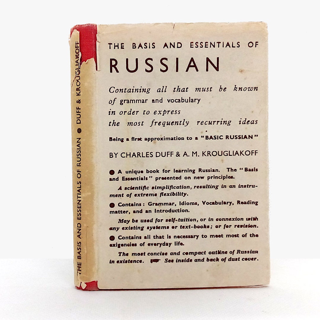 Learn Russian Book, the Basis and Essentials of Russian by C Duff & A M ...