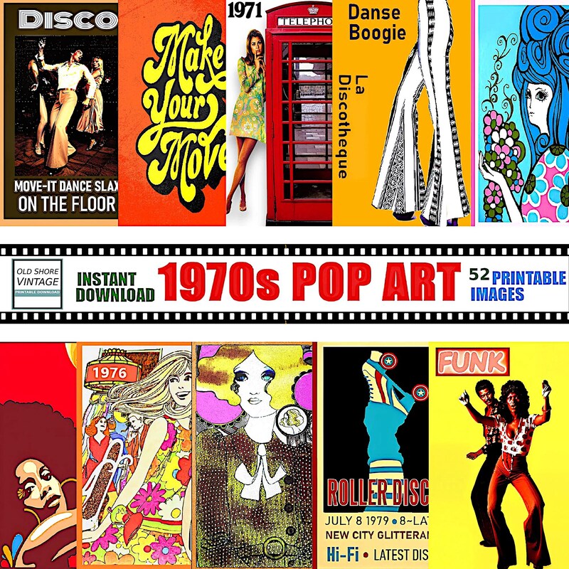 70s Pop Art - Etsy