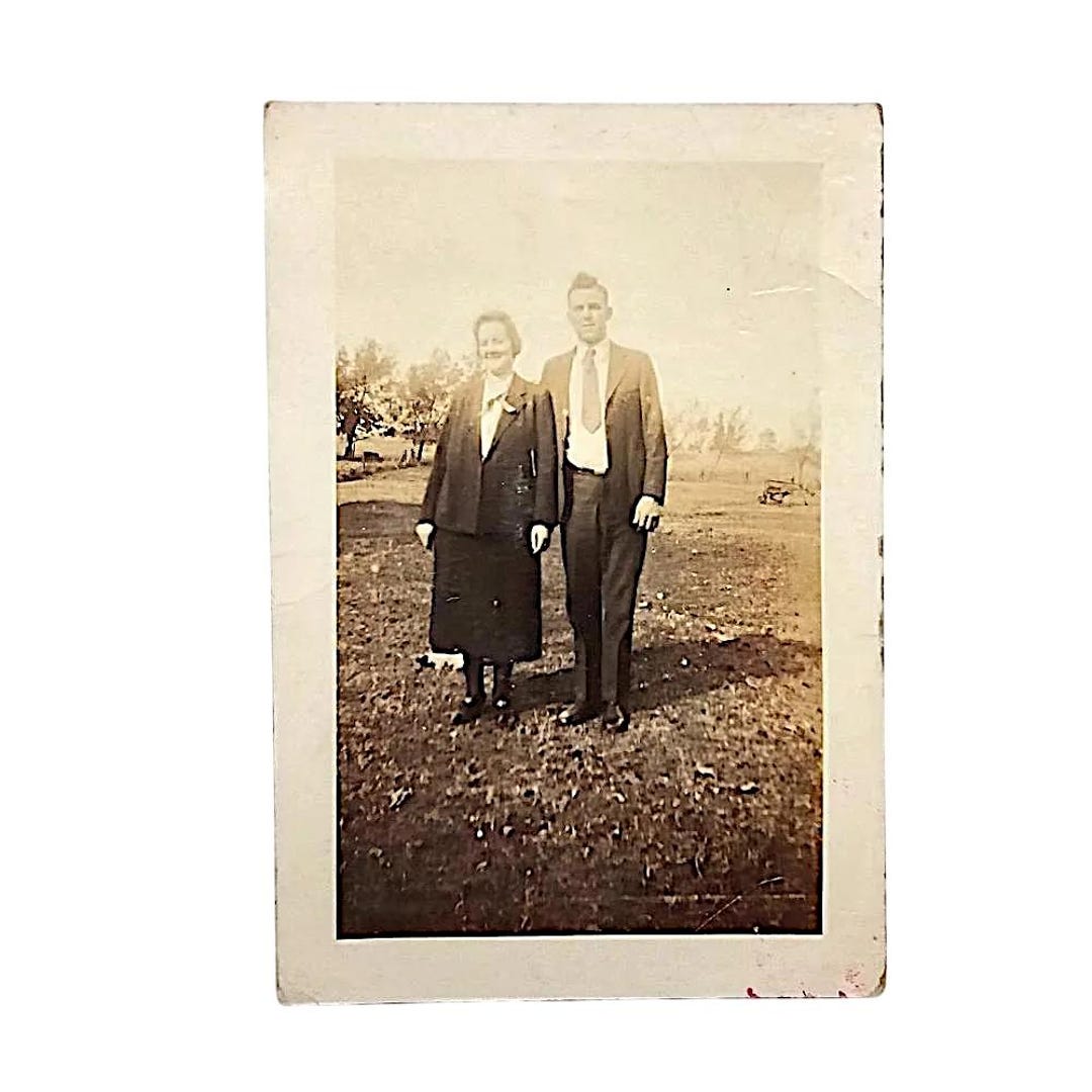 Antique Couple Photo From Ireland 1930s Photo and Message Original ...