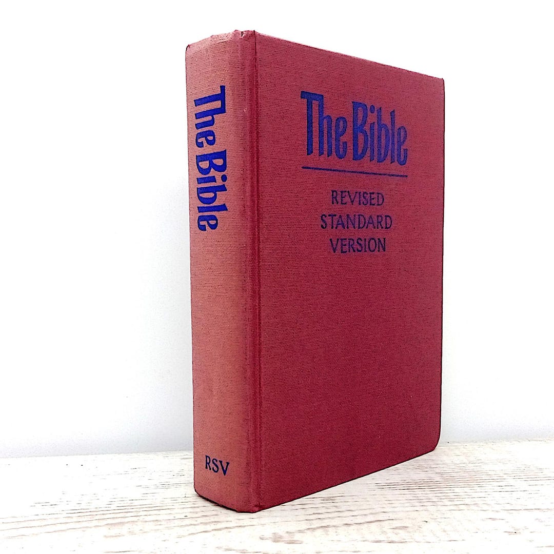 The Bible: Revised Standard Version Vintage 1971 Holy Bible Containing ...