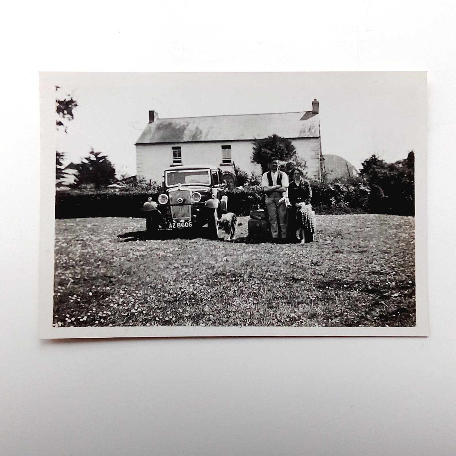 Vintage Car Photo From Ireland 1930s Black and White Photo Irish ...