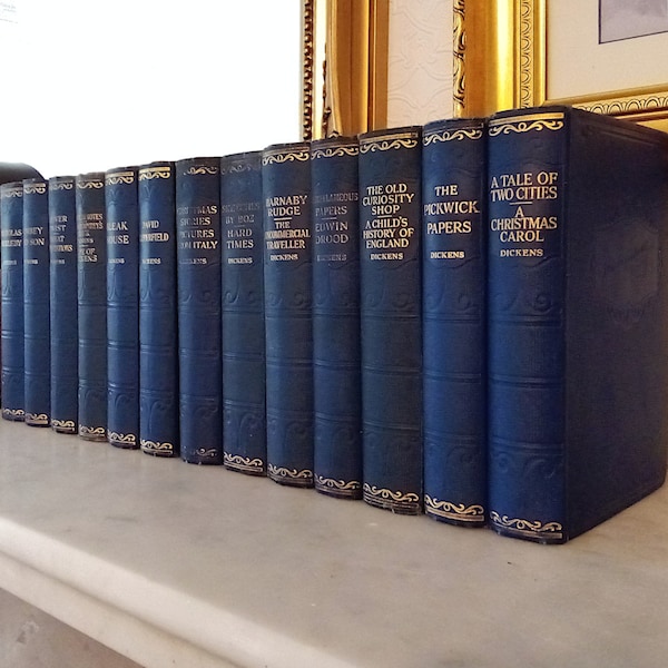 Antique Book Collection - Etsy