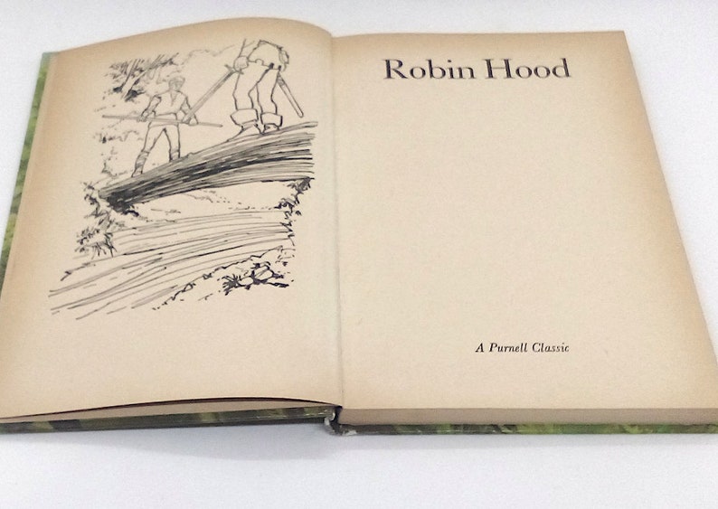 The Adventures of Robin Hood, 1970s Children's Hardcover Book - Etsy