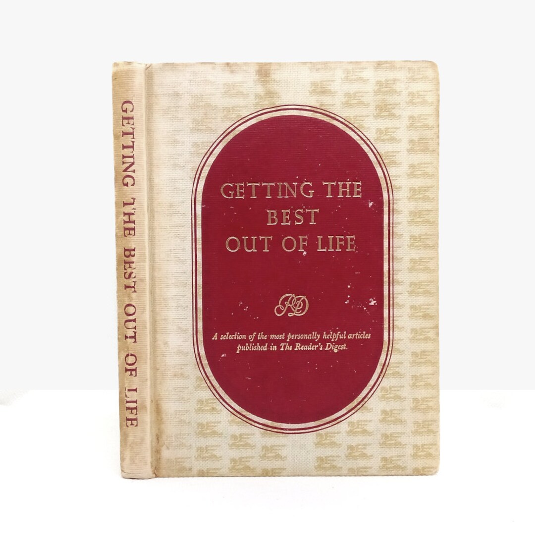 Getting the Best Out of Life Vintage 1955 Book Gift - Etsy
