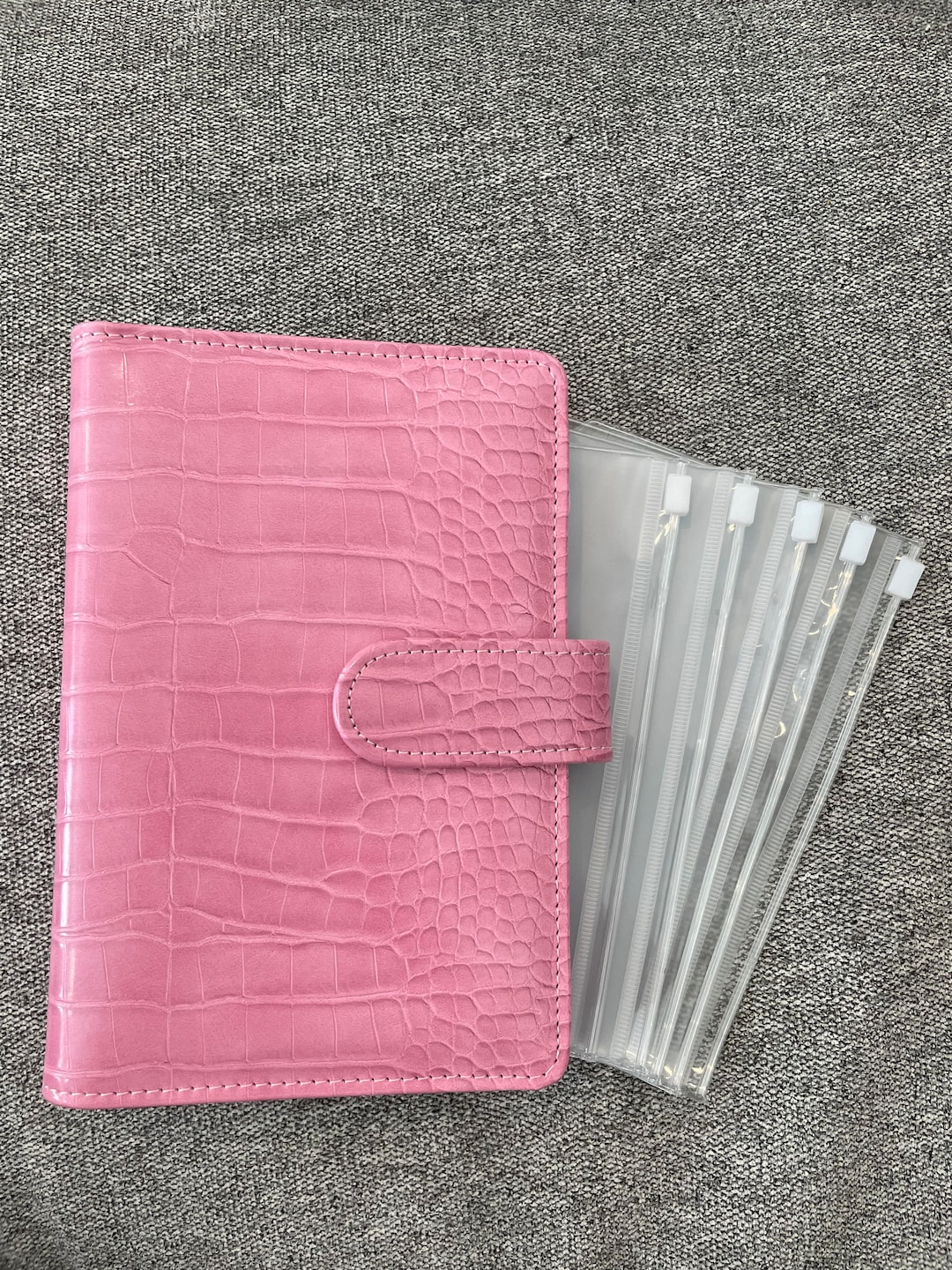 A6 Croc Budget Binder,stay Organized and Achieve Your Financial Goals ...