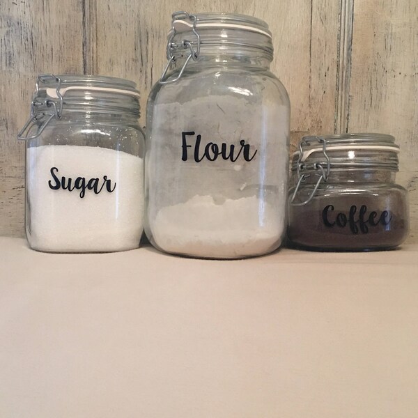Canister Decal - Etsy