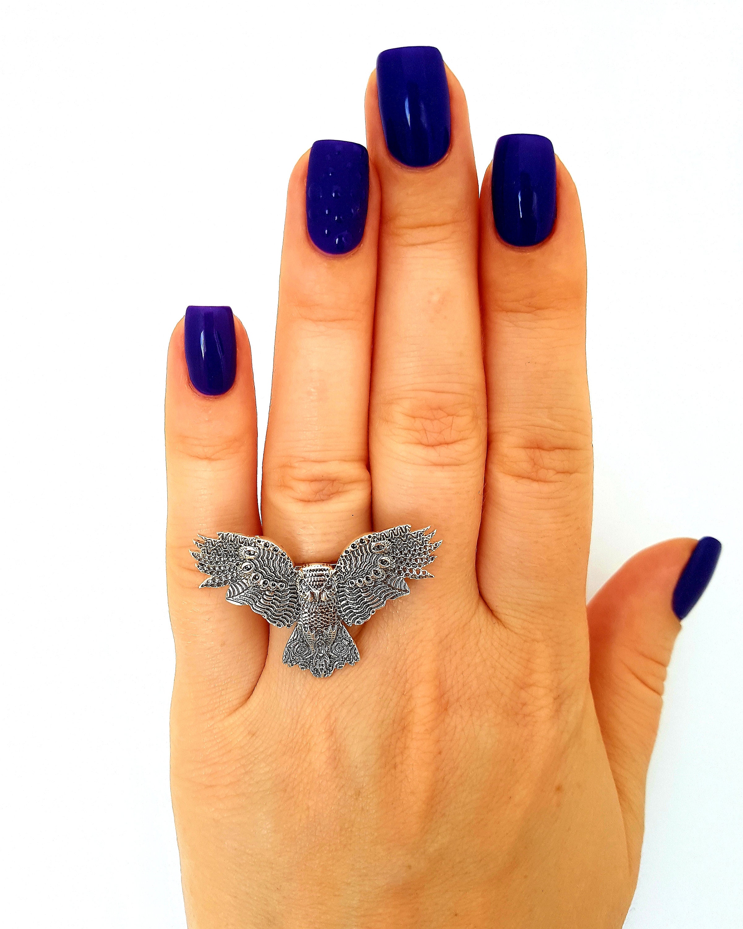 Anello Gufo In Argento Sterling Realizzato A Mano Gioielli Etsy Italia anello-gufo-in-argento-sterling-realizzato-a-mano-gioielli-etsy-italia