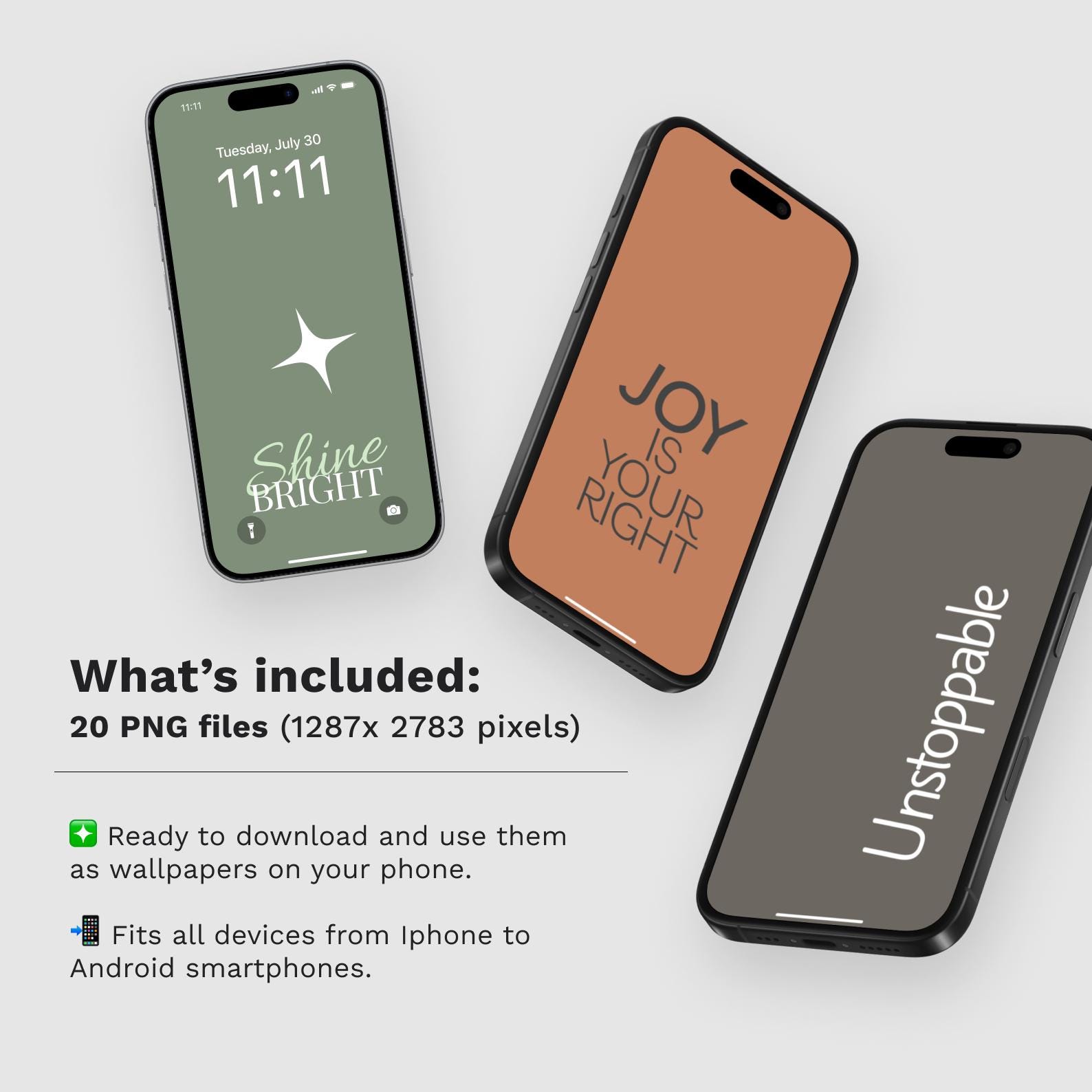 Phone Wallpapers Affirmation Wallpapers Neutral Hues Modern iPhone ...