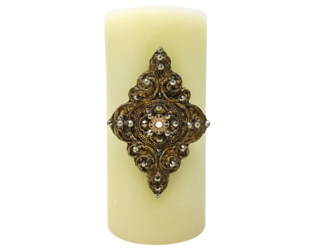 Diamond-shaped Candle Decoration Pin for Candles Jeweled Candle Pin ...