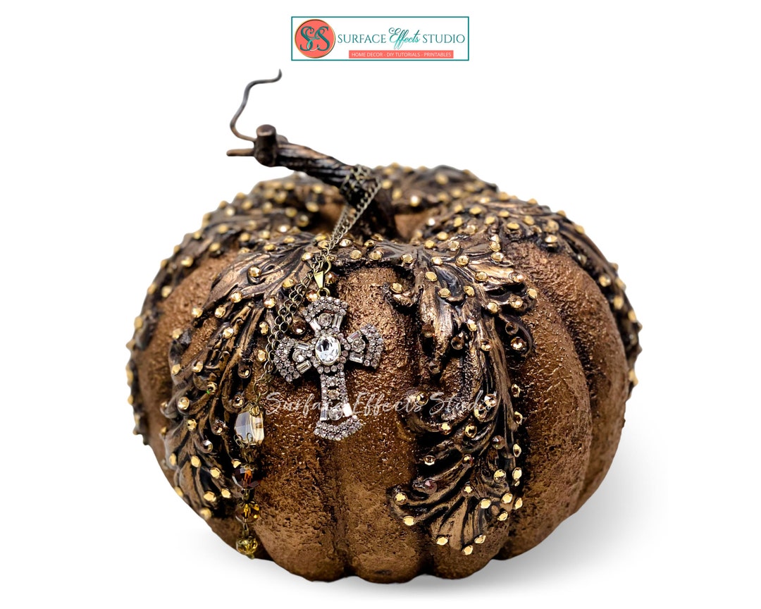 Pumpkin Decoration, Thanksgiving Tablescape Accent, November ...