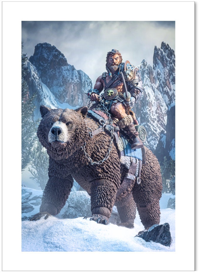 The Noble Bear - Fantasy Art Toy Photography Print - Etsy
