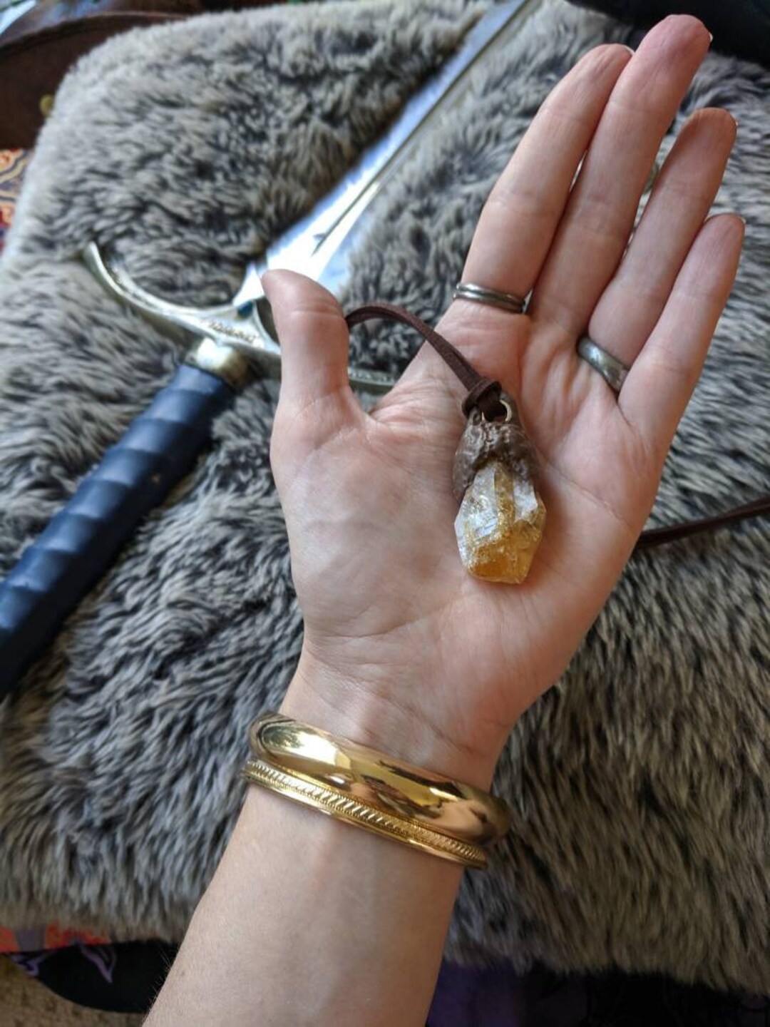 Logi Hálogi Nordic Fire Giant God Pendant Citrine Mens Viking - Etsy ...