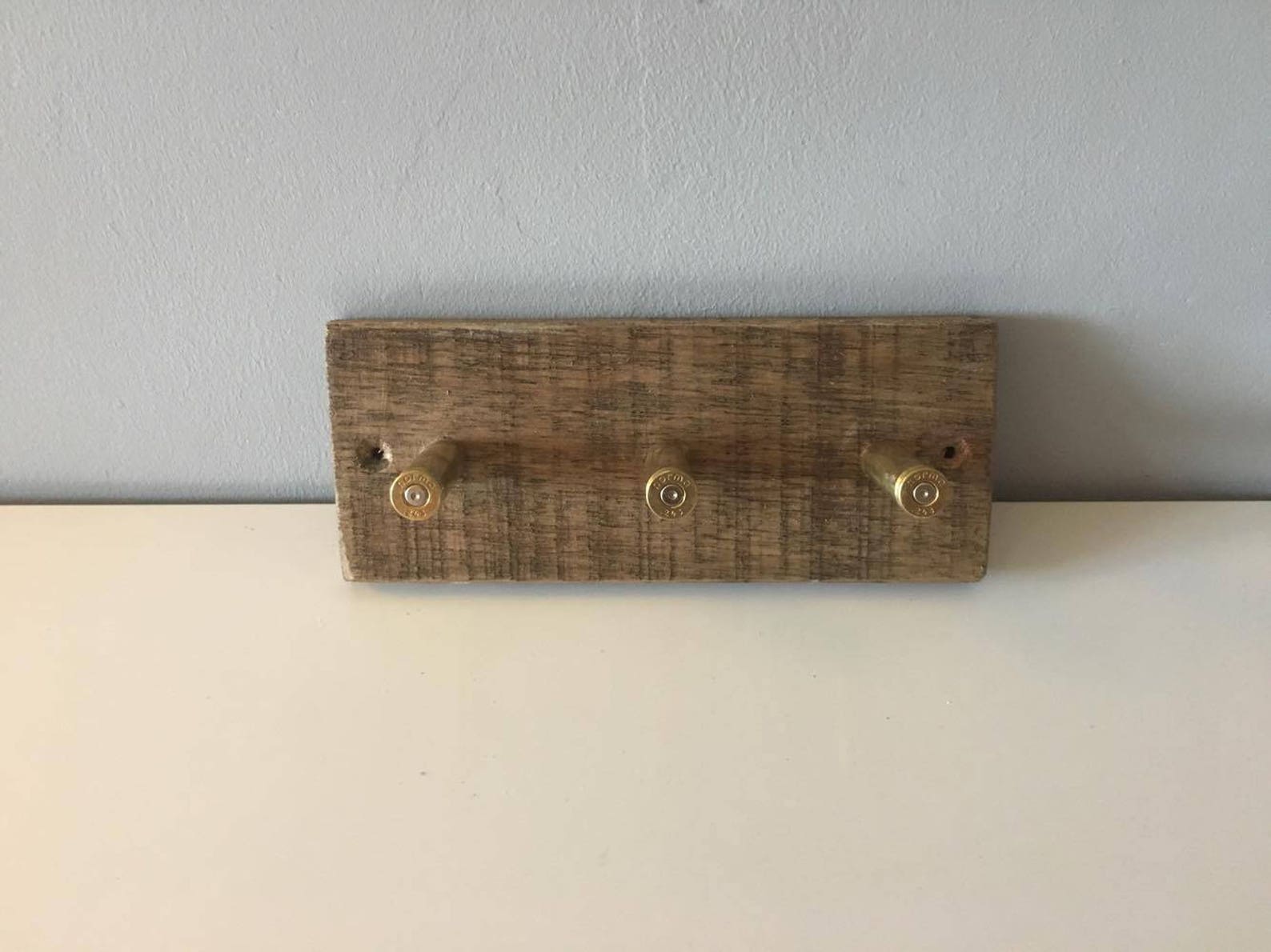 Rustic Rifle Bullet Key Hooks | Etsy