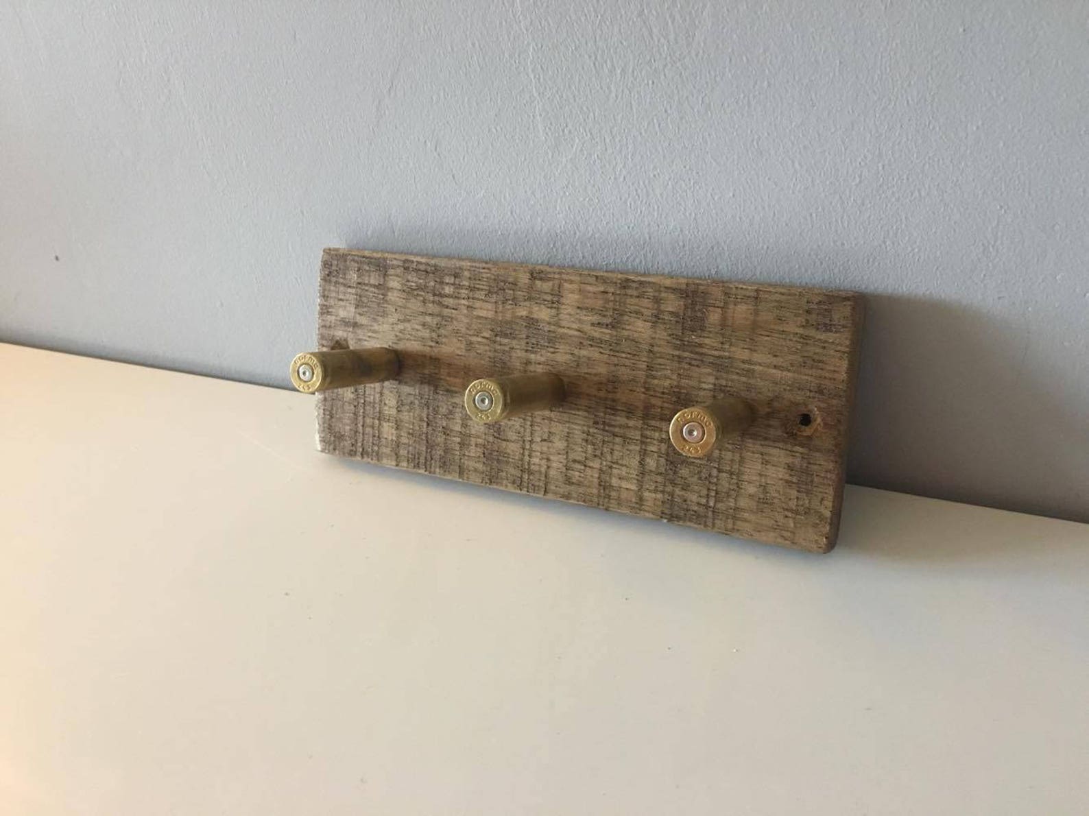 Rustic Rifle Bullet Key Hooks | Etsy