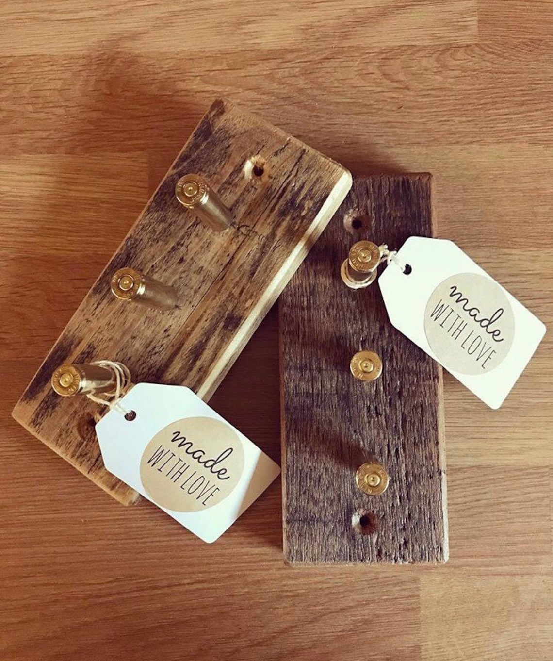 Rustic Rifle Bullet Key Hooks | Etsy