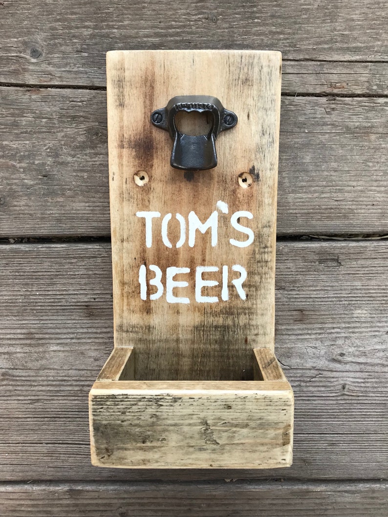 Wall Mounted Bottle Opener | Etsy