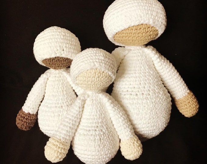 CROCHET PATTERN Crochet Faceless Baby Doll Minimalist - Etsy