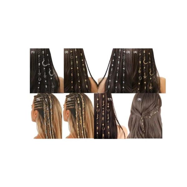 Braid Hair Ring Charms - Etsy UK