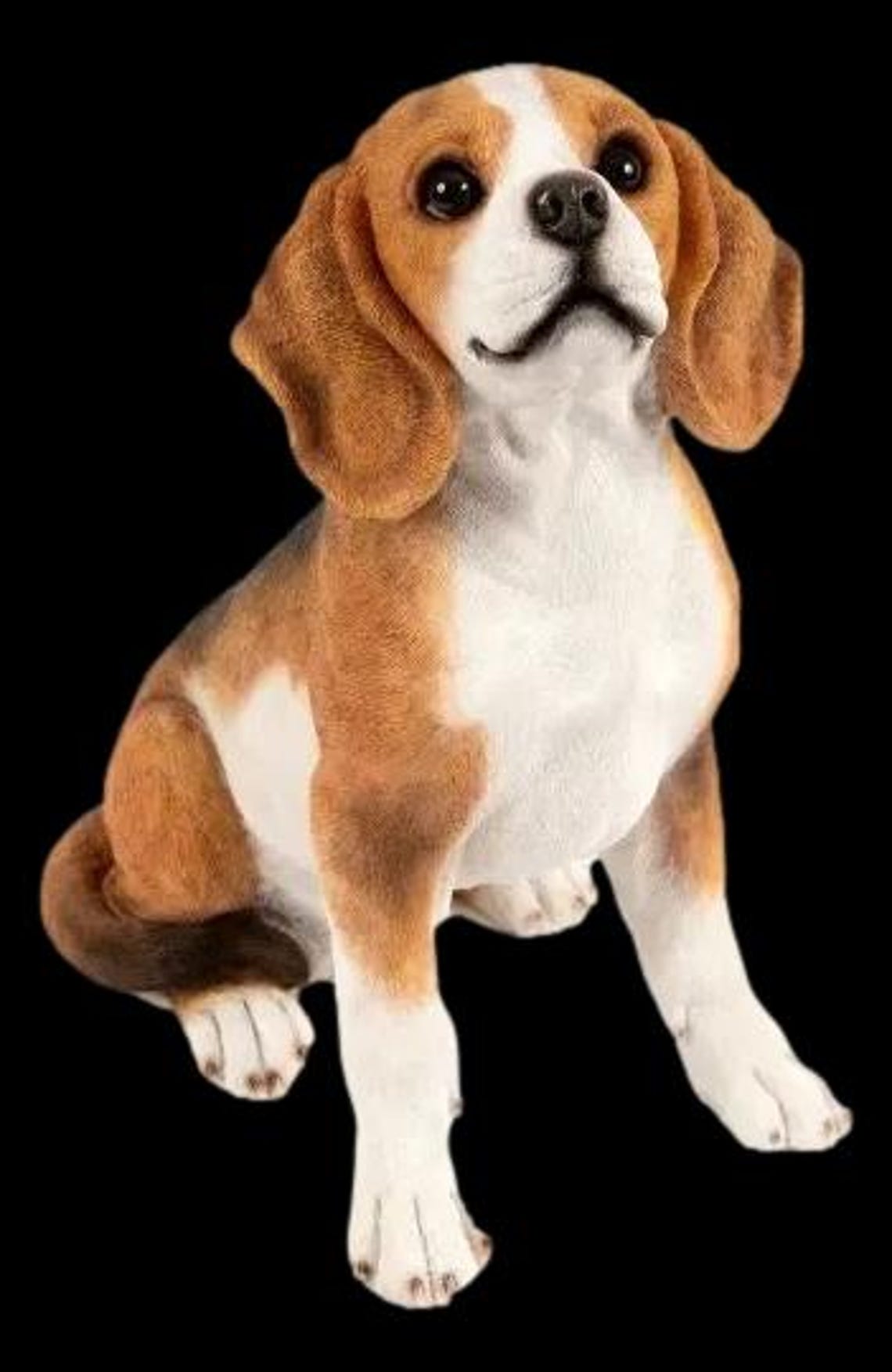 Sitting Beagle Ornament Garden Home Decor Statue Resin Dog H35x28cm ...