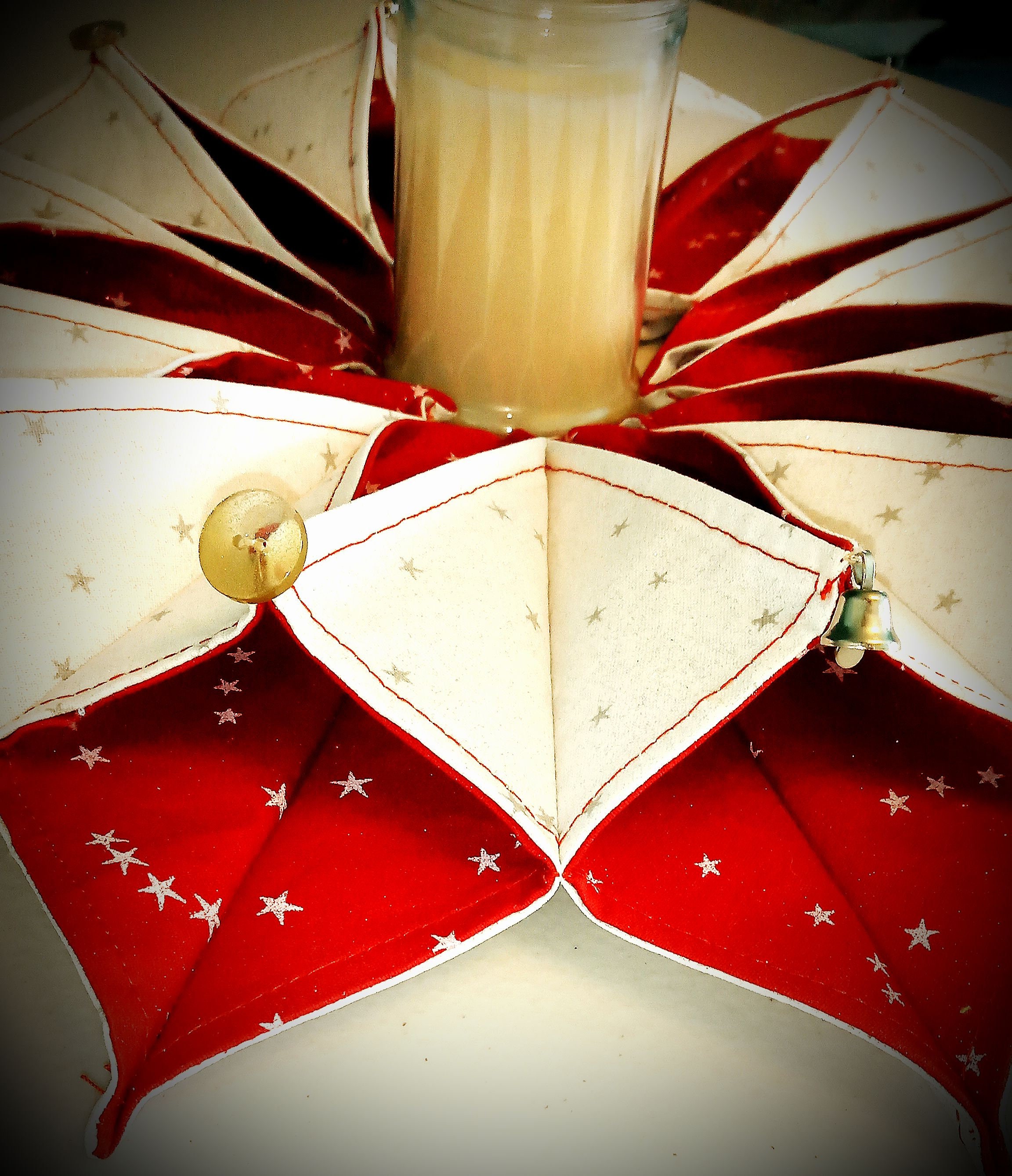 PDF Pattern, Folded Candle Mat, Christmas Candle Mat - Etsy