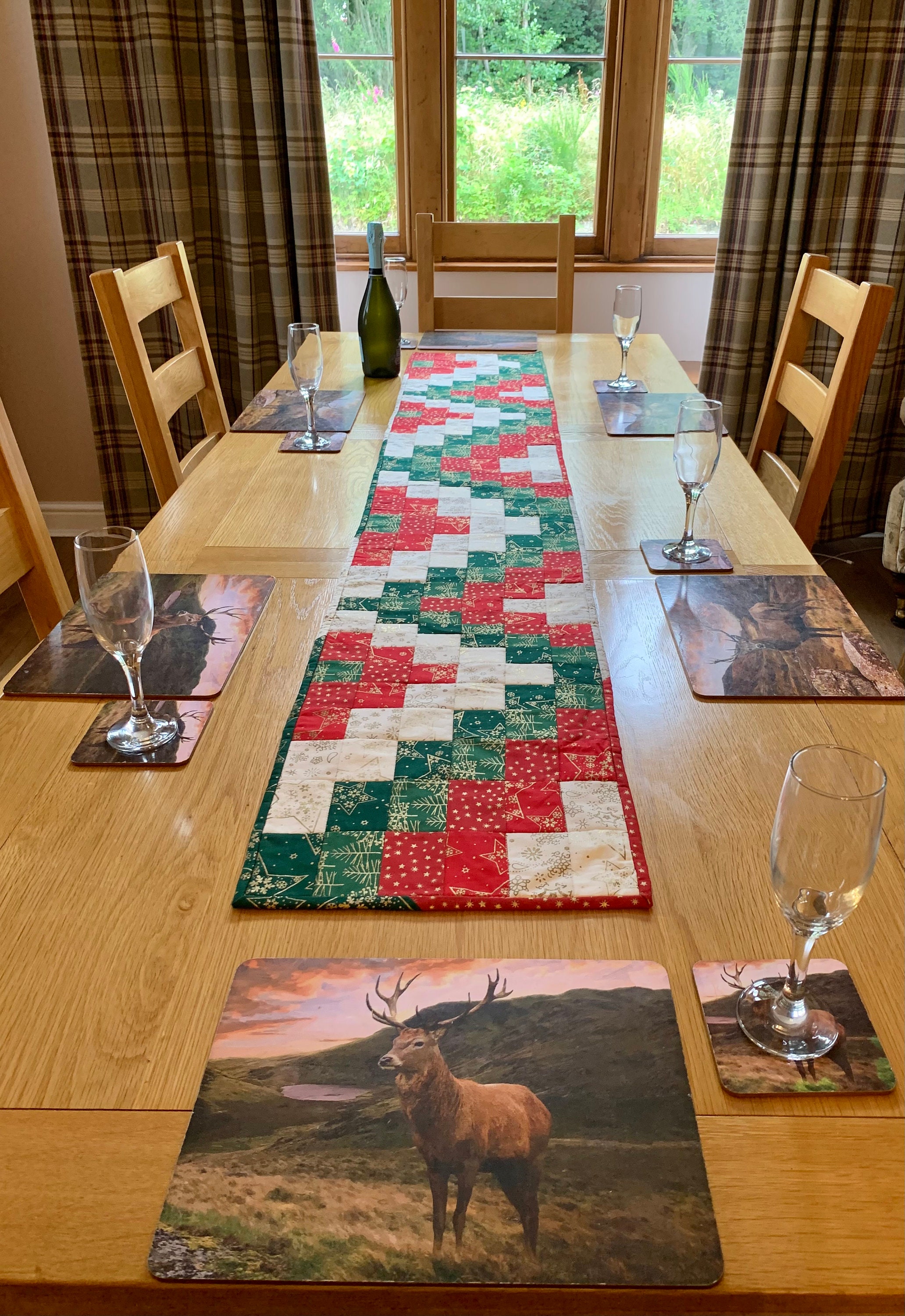 PDF Pattern, Quilted Table Runner, Christmas Table Runner, - Etsy