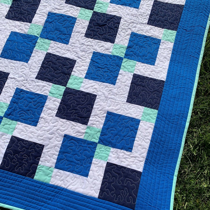 PDF Pattern Disappearing Nine Patch Quilt - Etsy