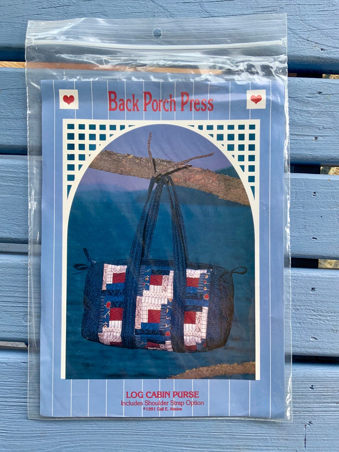 Log Cabin Purse Uncut Factory-fold Sewing Pattern - Etsy