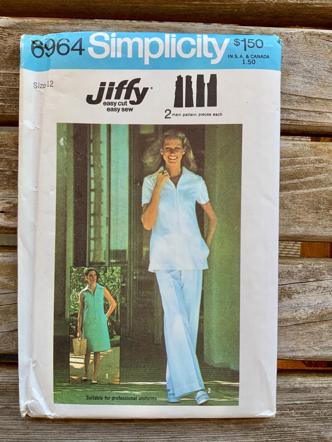 Simplicity 6964 Misses Uncut Factory-fold Sewing Pattern Size - Etsy