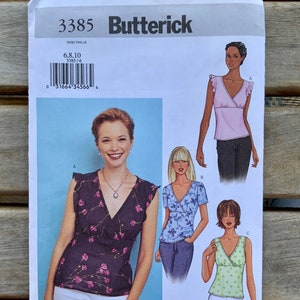 Butterick 3385 Misses Uncut, Factory-fold Sewing Pattern Size 6, 8, 10 ...