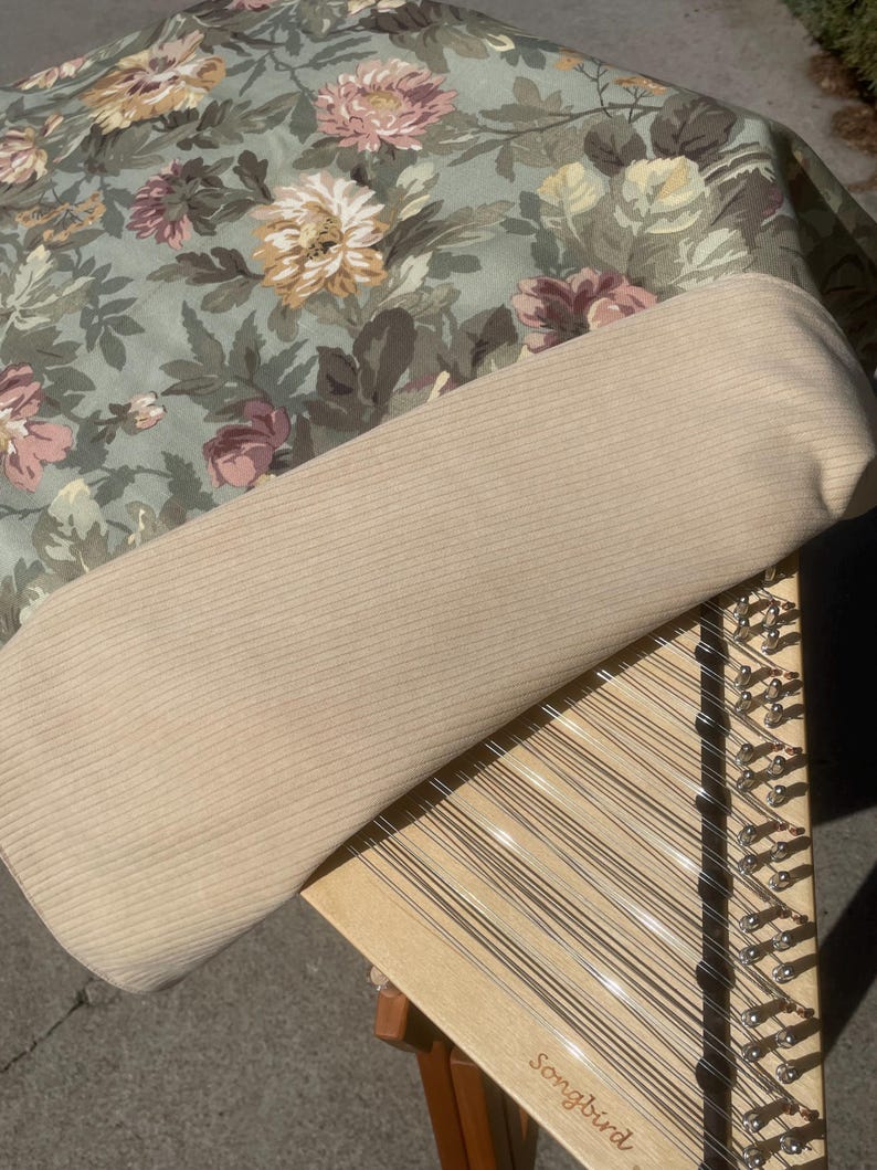 Reversible Hammered Dulcimer Dust Cover - Size Medium - Etsy