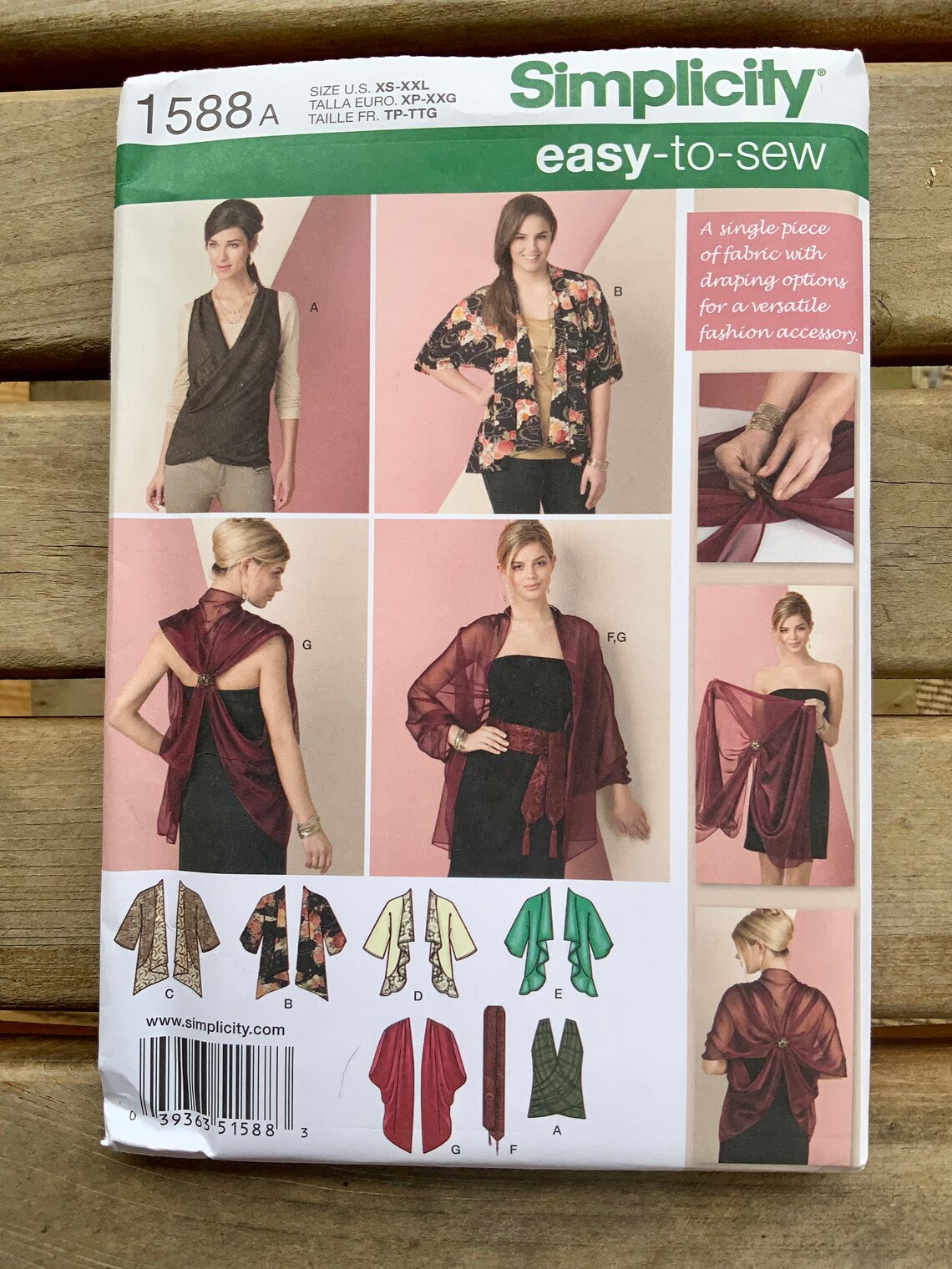 Simplicity 1588 Misses Uncut Factory-fold Sewing Pattern Size - Etsy