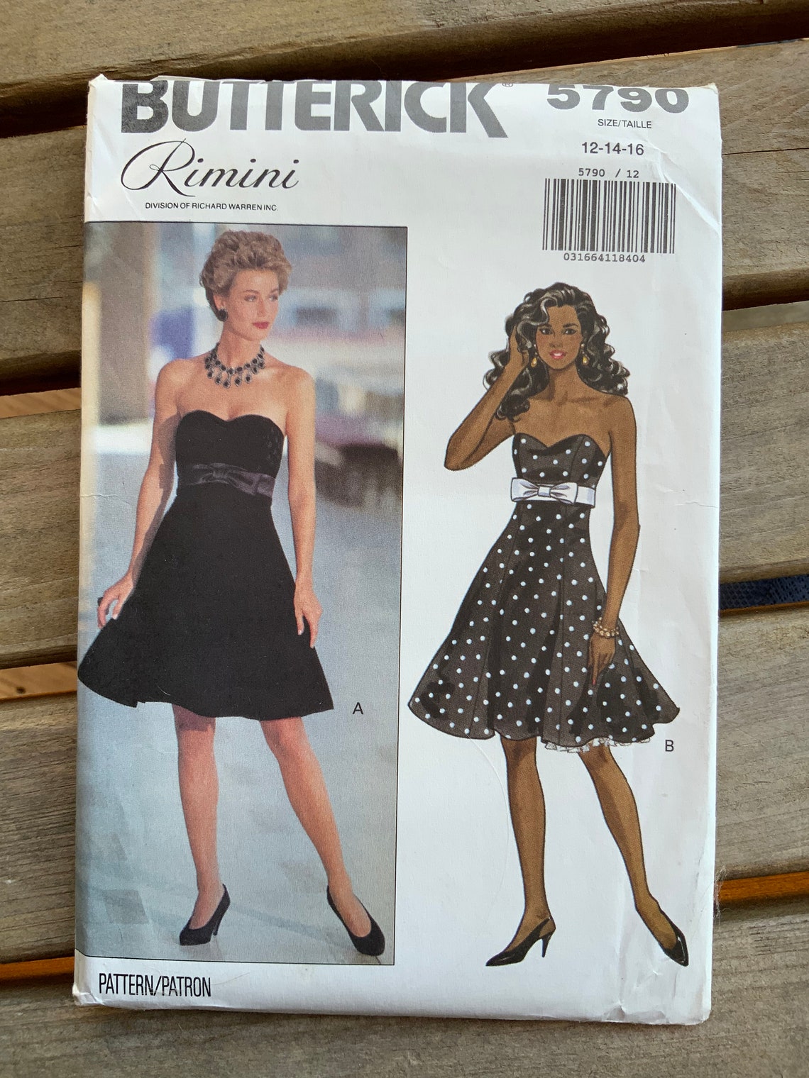 Butterick 5790 Misses Uncut Factory-fold Sewing Pattern Size - Etsy