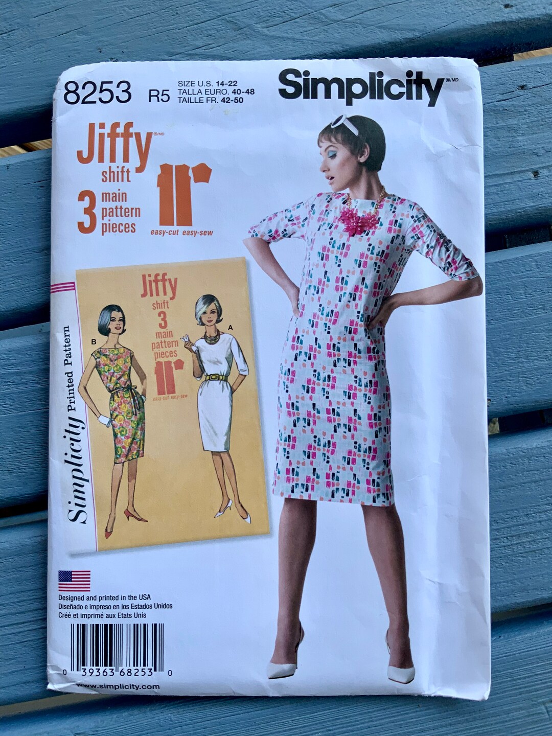 Simplicity 8253 Misses Uncut Factory-fold Sewing Pattern Size 14, 16, 18, 20, 22 - Etsy