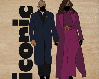 Michelle Obama Svg | Etsy