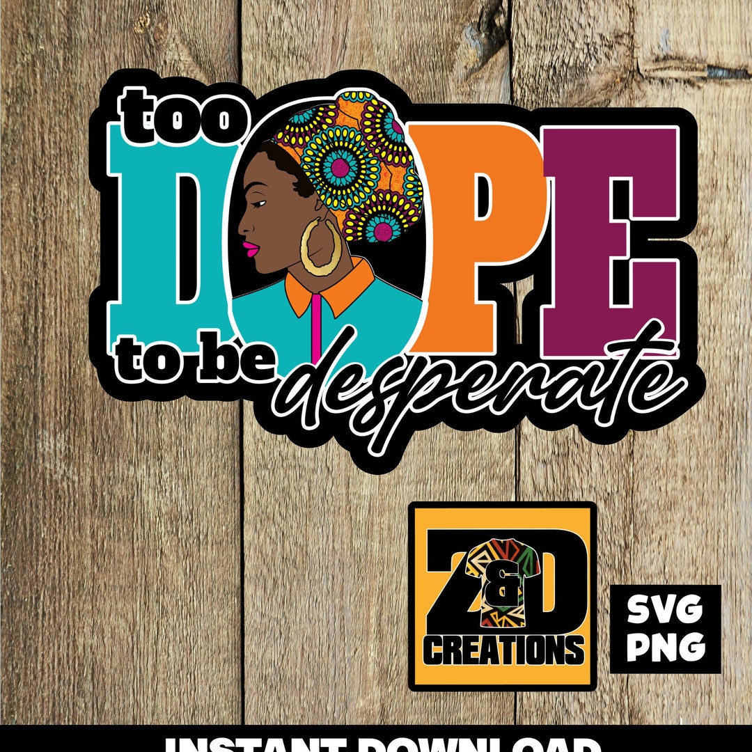 Dope Clipart Art Svg Png Jpg Jpeg Cricut Afro Digital Download - Etsy