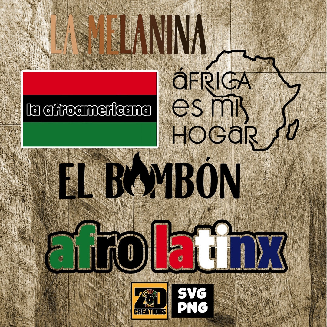 Afro Latin Bundle Svg Digital Clip Art - Etsy