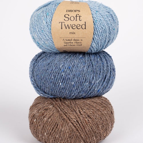 Tweed DK Yarn in Merino Wool and Alpaca for Sweaters Hats | Etsy