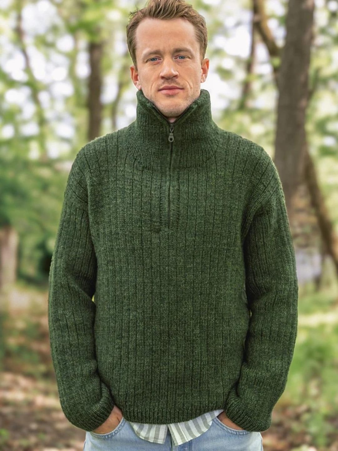 Sandnes Garn 25 Tarjei Sweater Pattern for Men - English (printed ...