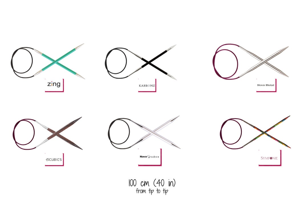 Knitpro Circular Knitting Needles 100 Cm 40 In, Circular Needles ...