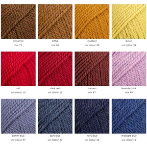 Knitting Yarn Aran Weight Worsted Yarn Pure Wool Yarn for Hats ...