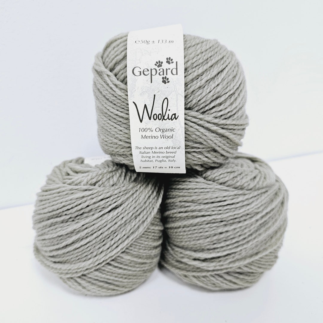 GEPARD WOOLIA Sustainable Merino Wool Knitting Yarn 50 Grams - Etsy Finland